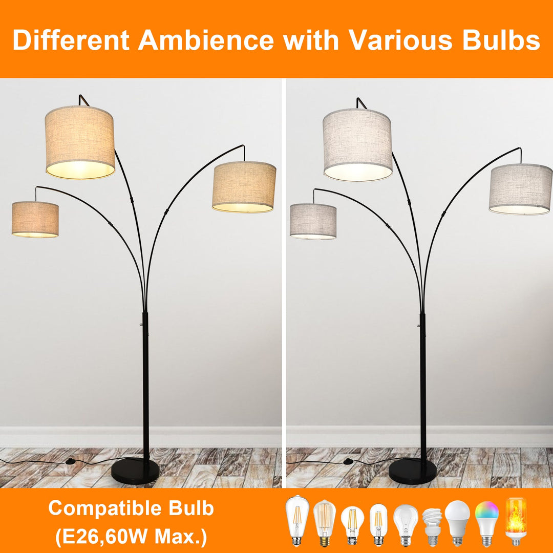 Three Big Arc Floor Lamp Shade The 6 Best Floor Lamps | Reviews By